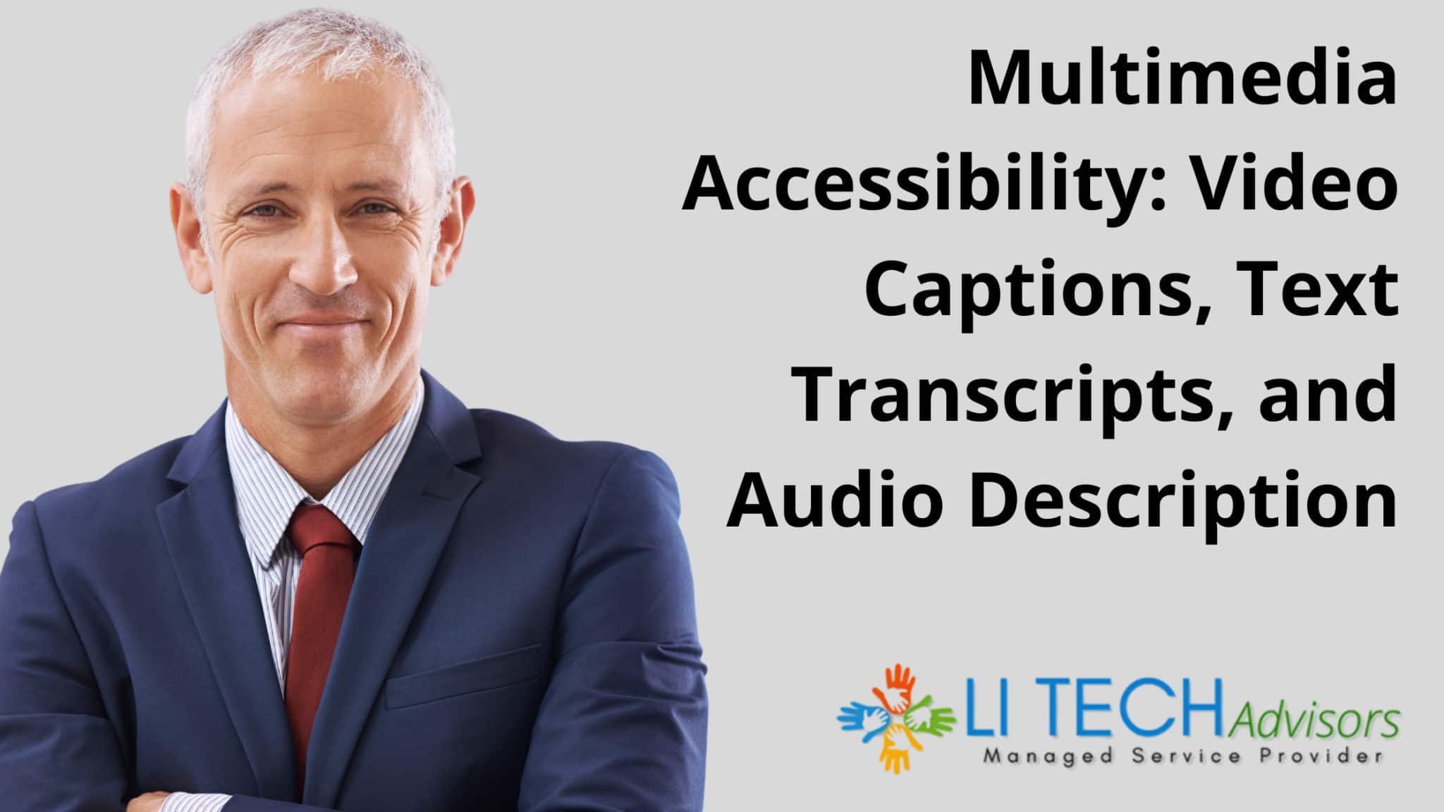 Multimedia Accessibility: Video Captions, Text Transcripts, and Audio ...